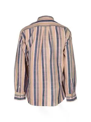 ORIGINAL MADRAS TRADING COMPANY Striped Long-sleeve Shirt