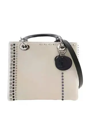 Dior 2012 Medium Studded Calfskin Lady Satchel