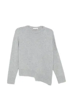 Liviana Conti Asymmetric-hem Sweater - Grey