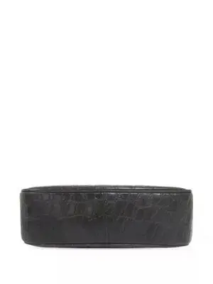 FERRAGAMO 2000-2026 Croc Embossed Leather Vara Bow Satchel