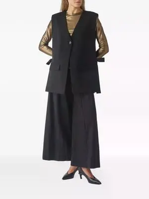 MEIMEIJ V-neck Single-breasted Vest