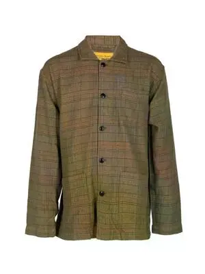 ORIGINAL MADRAS TRADING COMPANY Check-pattern Patch-pocket Shirt - Brown
