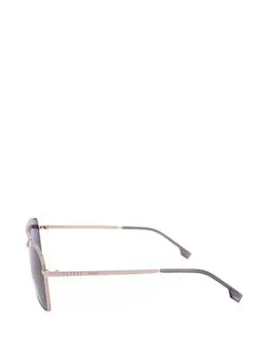 BOSS Geometric Frame Sunglasses