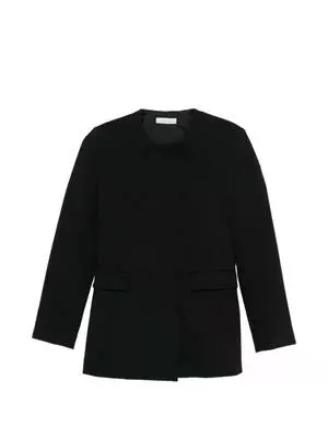 Liviana Conti Double-breasted Coat - Black