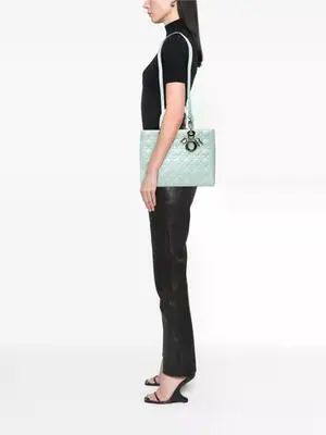 Dior 2013 Large Patent Cannage Lady Satchel