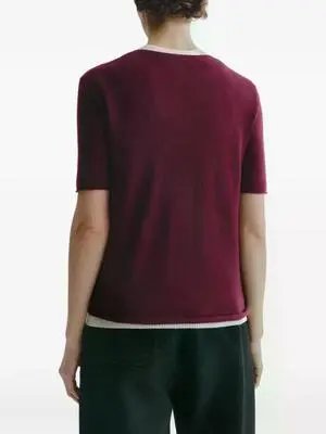 LISA YANG Short-sleeve Knit T-shirt