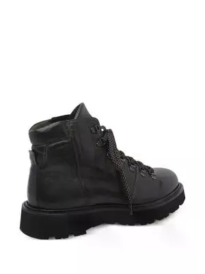 PAWELK'S Lace-up Leather Boots