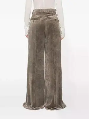 Rick Owens Velvet-effect Palazzo Pants