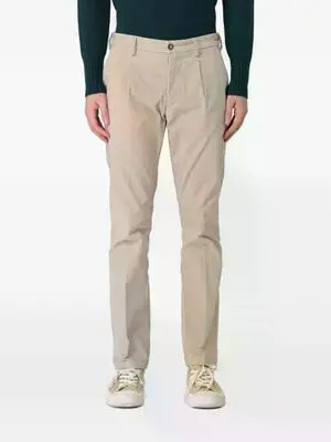 BROOKSFIELD Corduroy Pleated Trousers - Neutrals