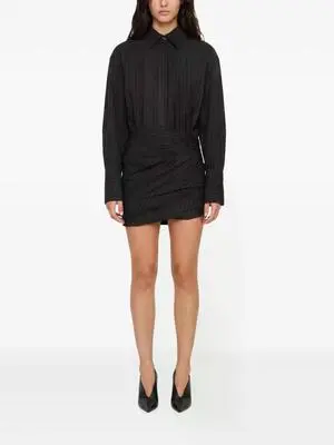 Andamane Andrea Pinstripe-pattern Mini Dress