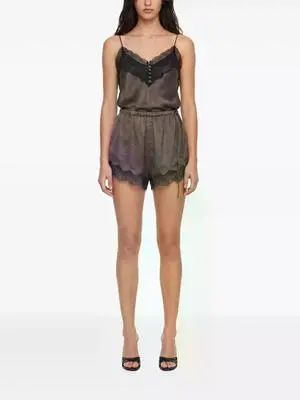 Andamane Lune Lace-trim Shorts