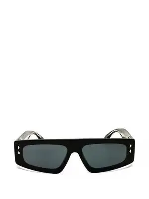 Isabel Marant Rectangle Frame Sunglasses - Black