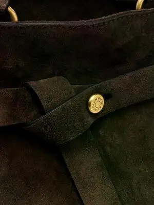 GIANNI CHIARINI Suede Knot Detail Shoulder Bag