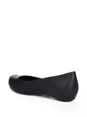 Melissa Nova Ultragirl Peep-toe Ballet Flats