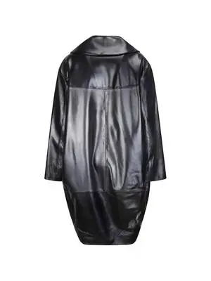 NICCOLO PASQUALETTI Tulipo Sculptural Leather Coat