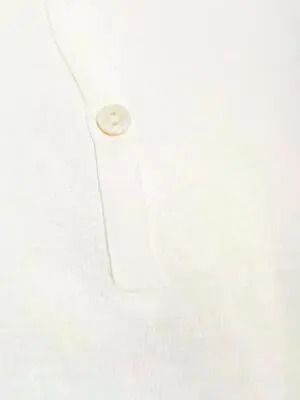 RETHINKIT STUDIOS Ribbed Henley Long-sleeve Top With Logo Patch