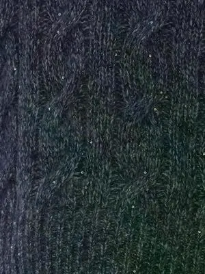 ELEH Sequin-embellished V-neck Sweater