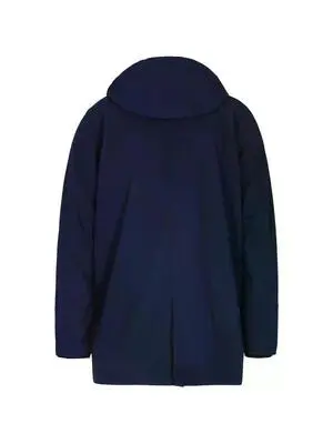 K-WAY Logo-patch Hooded Jacket - Blue