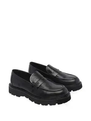 PAWELK'S Penny-slot Leather Loafers
