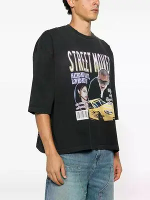 WILLY CHAVARRIA Street Moves Buffalo Graphic-print T-shirt - Black