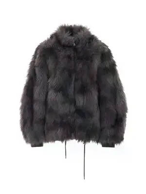 SWORD 6644 Faux-fur Jacket - Grey