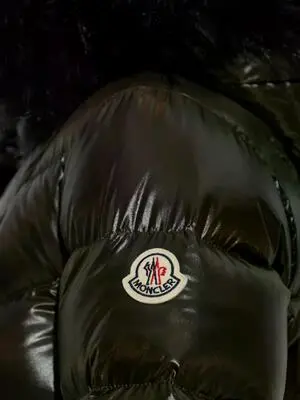 Moncler Quilted Down Jacket With Faux-fur Trim