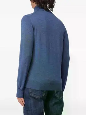BROOKSFIELD Logo-embroidered Roll-neck Sweater