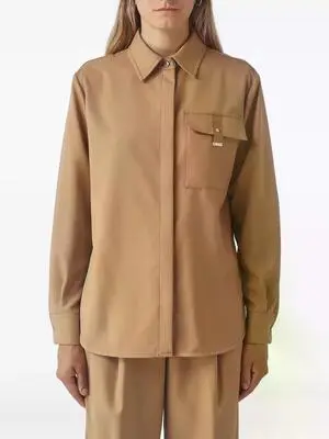 Herno Chest-pocket Long-sleeve Shirt - Brown