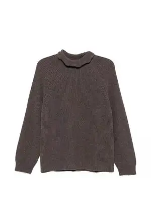 Liviana Conti Ribbed Knit Turtleneck Sweater