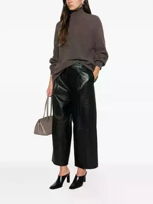 Liviana Conti Ribbed Knit Turtleneck Sweater