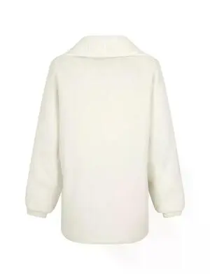 P.a.r.o.s.h Zip-up Ribbed-collar Jacket - Neutrals