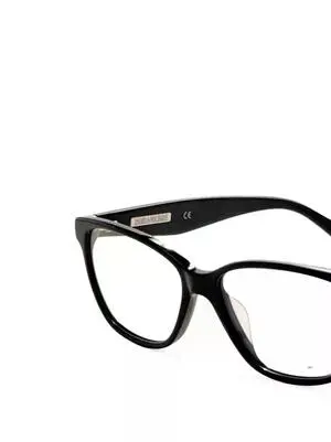 Zadig&Voltaire Crystal-embellished Rectangle-frame Glasses - Black