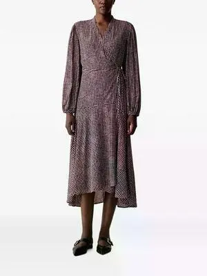 Marc O'polo A-line Wrap Midi Dress
