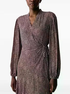 Marc O'polo A-line Wrap Midi Dress