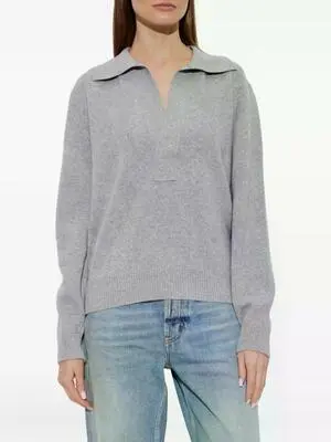 Victoria Beckham Marl Effect Spread Collar Sweater