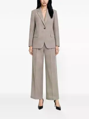 Max Mara Pleated Virgin Wool Trousers