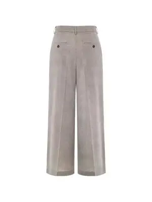 Max Mara Pleated Virgin Wool Trousers