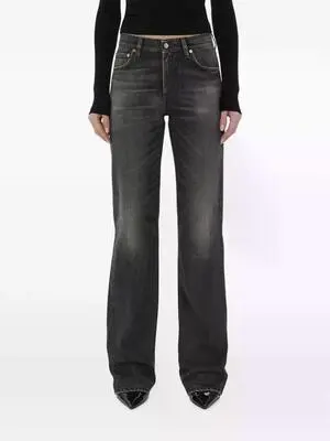 HAIKURE Faded-effect Straight-leg Jeans