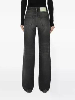 HAIKURE Faded-effect Straight-leg Jeans