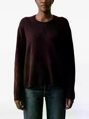 Marc O'polo Crew-neck Knitted Sweater - Red