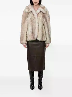 THELAURENT Faux-fur Jacket - Neutrals