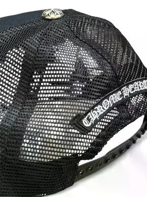 Chrome Hearts Triple Cross Cemetery Cap - Black