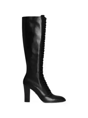 Dolce & Gabbana Lace-up Calfskin Boots