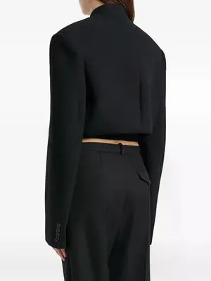 Khaite York Cropped Jacket With Cord Embroidery