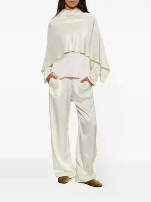 RÓHE Satin Finish Loose-fit Trousers