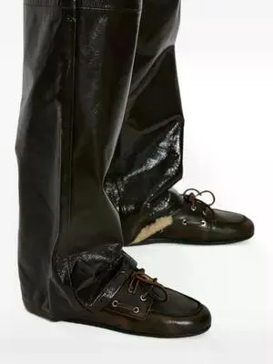 POSA Boat Leather Mules
