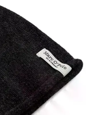 Marc O'polo Knitted Rolled-edge Beanie Hat