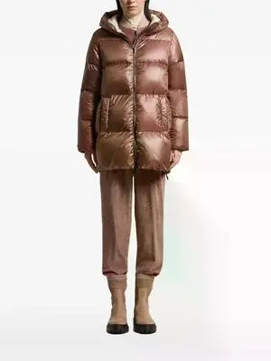 Peserico Hooded Quilted Jacket