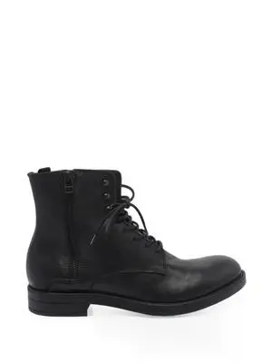 PAWELK'S Lace-up Leather Boots
