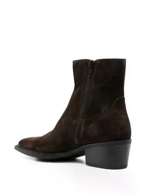 VAGABOND SHOEMAKERS Suede Pointed-toe Ankle Boots